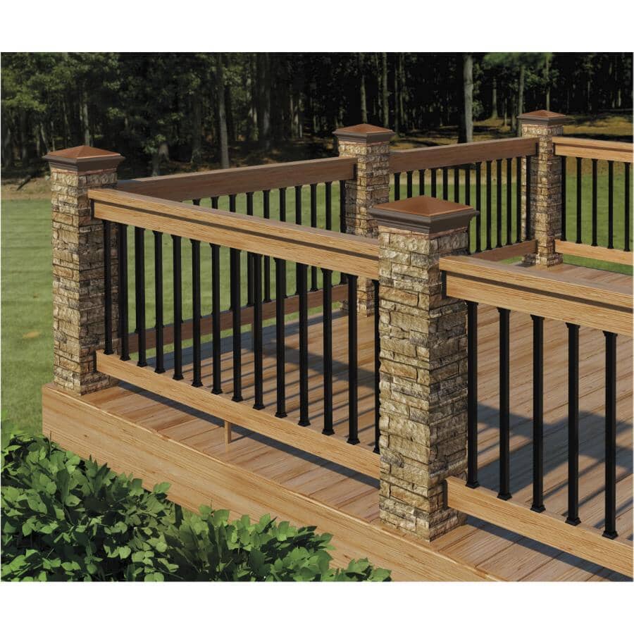 DECKORATORS 32" Estate Black Aluminum Balusters | Home Hardware