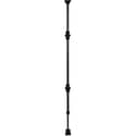OLE IRON SLIDES 30" - 38" Satin Black Double Knuckle Iron Baluster ...