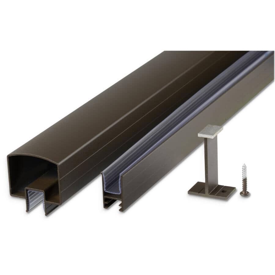 VISTA 5' Aluminum Top & Bottom Rails | Home Hardware