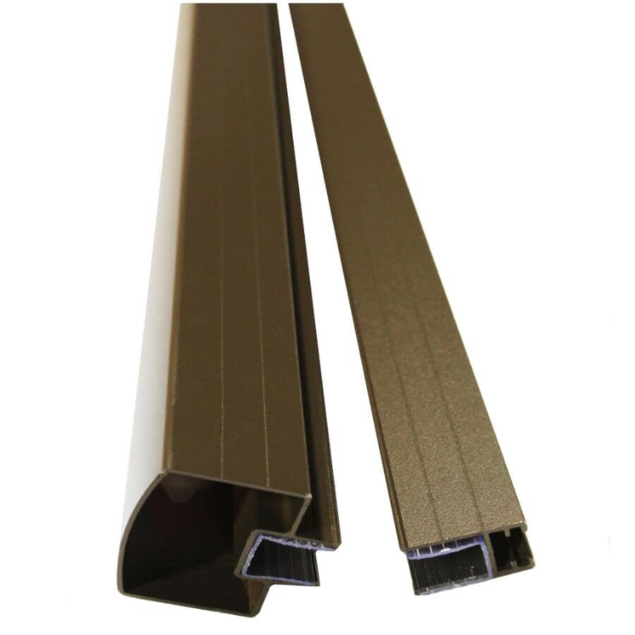 VISTA 6' Aluminum Top & Bottom Rails | Home Hardware