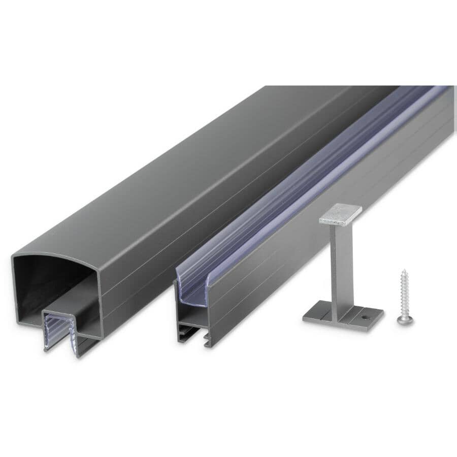 VISTA 5' Aluminum Top & Bottom Rails | Home Hardware