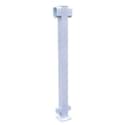 REGAL IDEAS 36" White Aluminum Railing Inline Post | Home Hardware