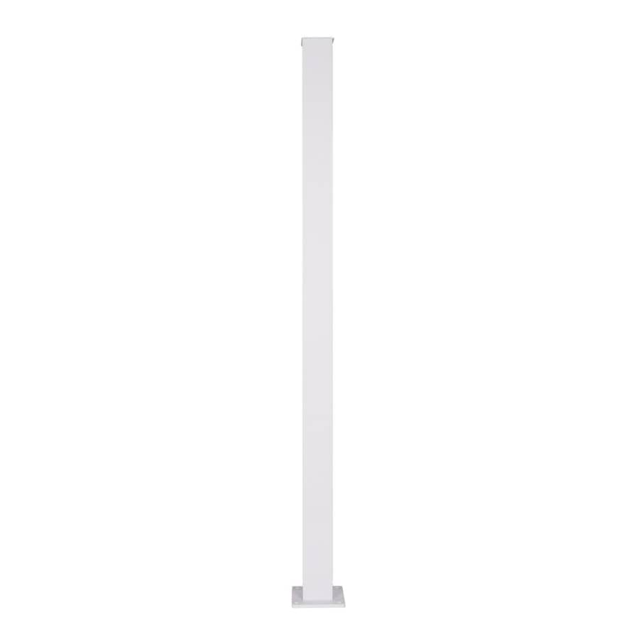 REGAL IDEAS 36" White Aluminum Railing Stair Post | Home Hardware