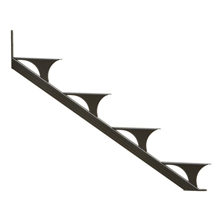 Regal Ideas 2 Piece 4 Step Yard Bronze Stair Stringer | Home Hardware