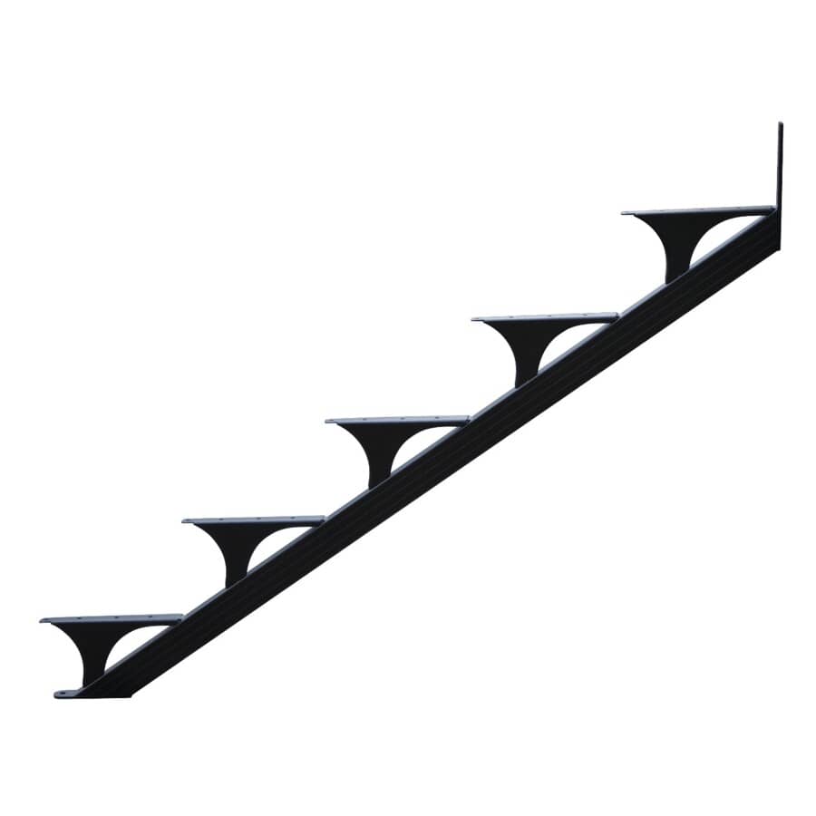 Regal Ideas 2 Piece 5 Step Tex Black Stair Stringer | Home Hardware