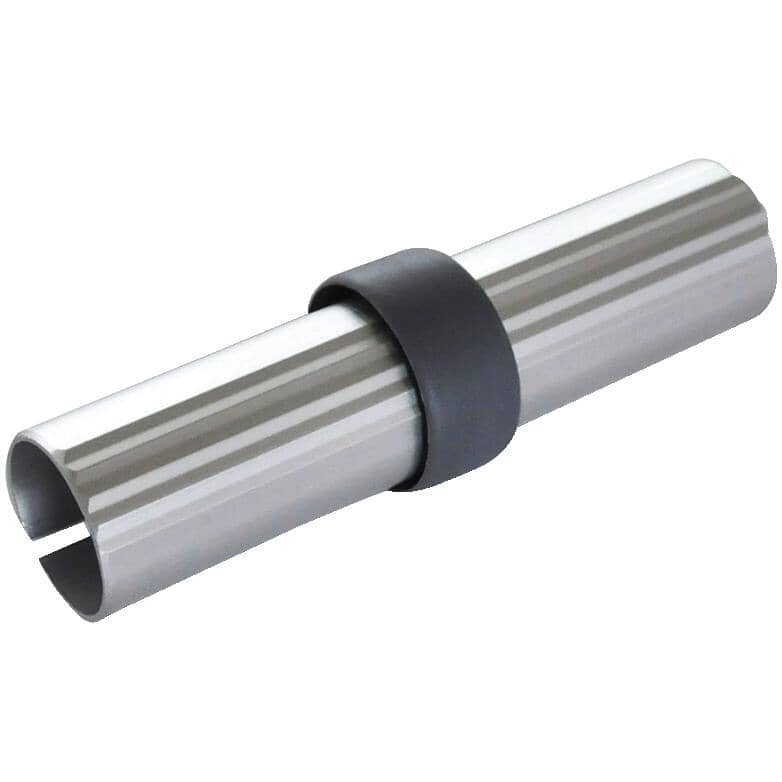 REGAL IDEAS Quick Kit 6" Satin Aluminum Handrail Cap Connector | Home ...