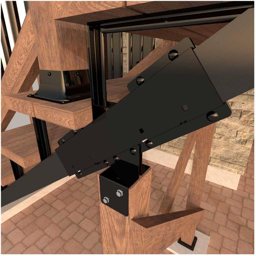 PYLEX Connector Bracket for Steel Stair Riser | Home Hardware