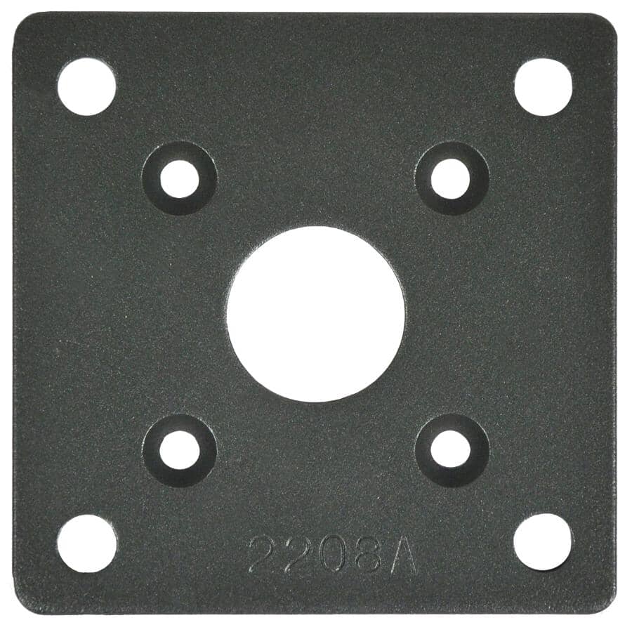 REGAL IDEAS Titanium Slate Baseplate for 2-1/4" Post | Home Hardware