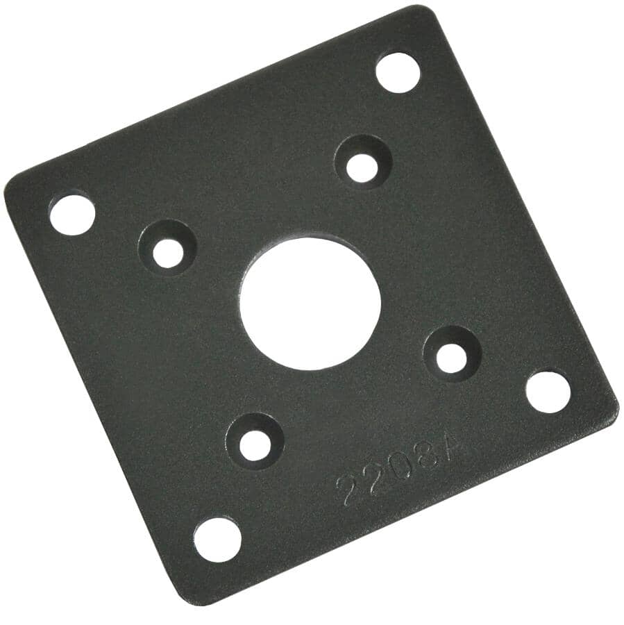 REGAL IDEAS Titanium Slate Baseplate for 2-1/4" Post | Home Hardware