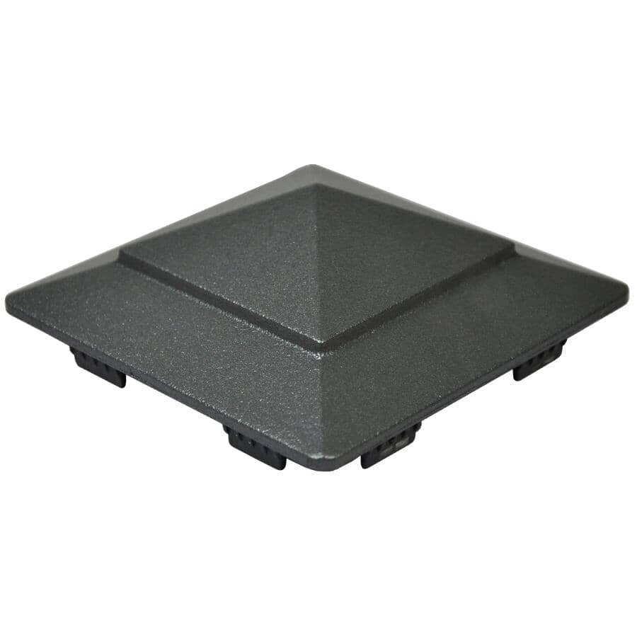 REGAL IDEAS Titanium Slate Post Cap for 4" Post | Home Hardware