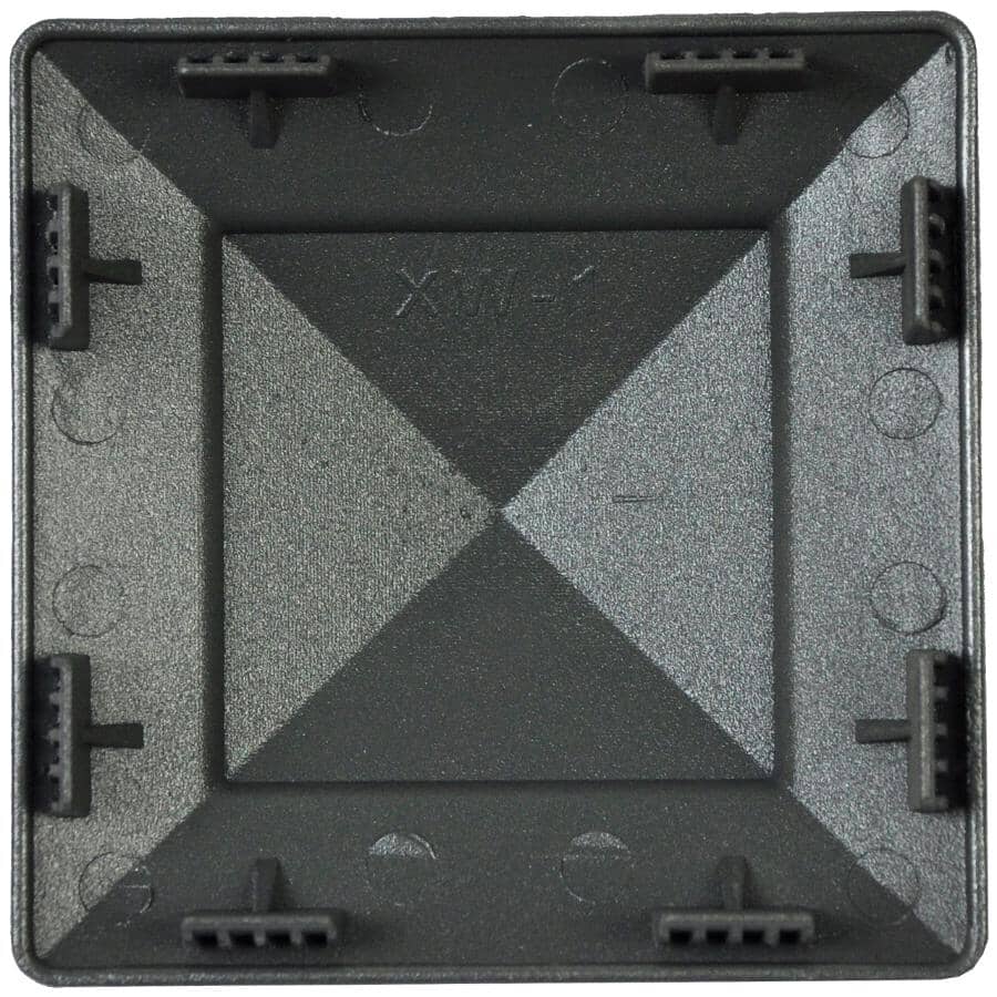 REGAL IDEAS Titanium Slate Post Cap for 4" Post | Home Hardware