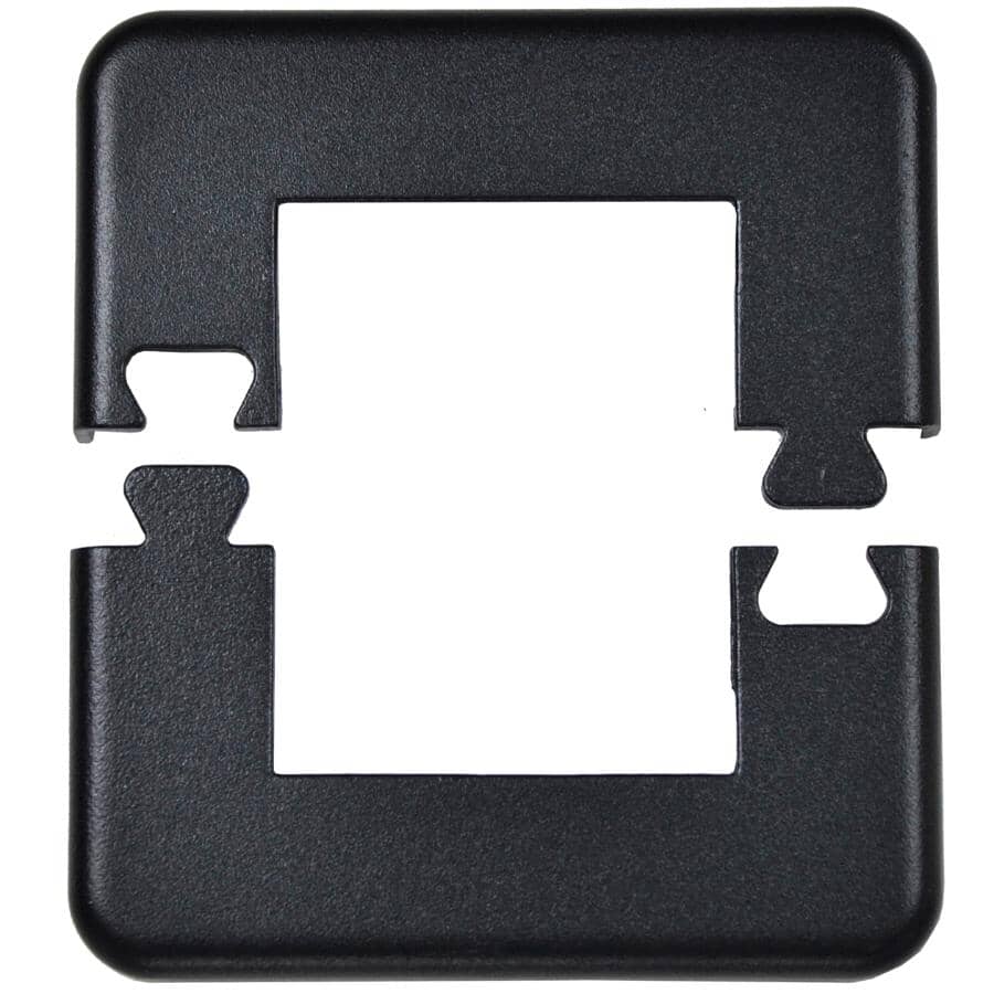REGAL IDEAS Textured Black Baseplate for 2-1/4" Post | Home Hardware