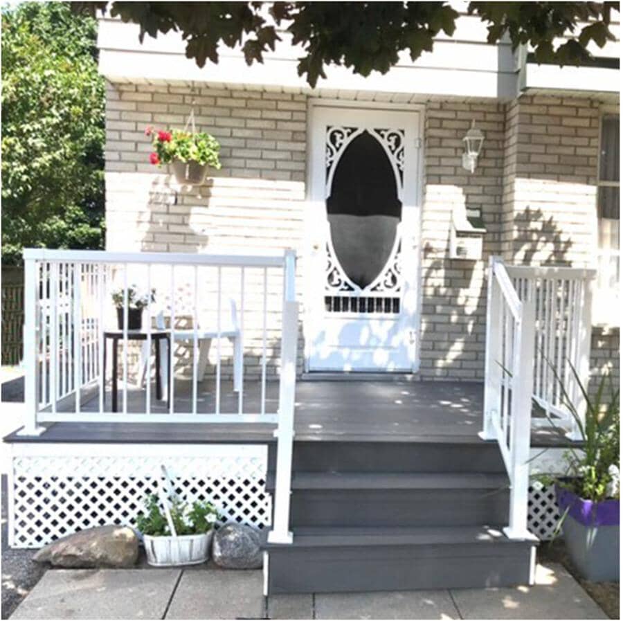 VISTA 42" Aluminum Railing Mid Post | Home Hardware