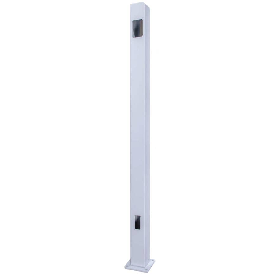 VISTA 42" Aluminum Railing Bottom Stair Post | Home Hardware