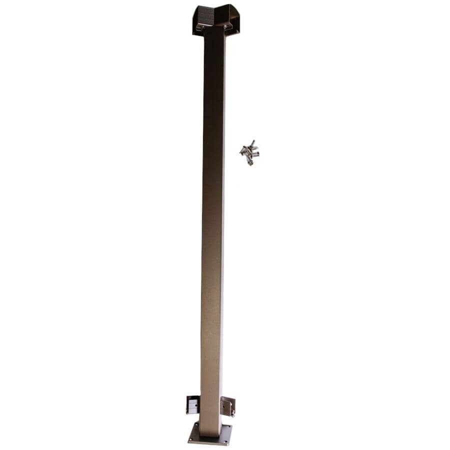 VISTA 42" 45 Degree Aluminum Railing Corner Post | Home Hardware