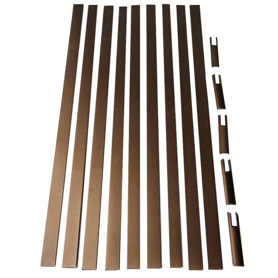 VISTA 5/8" x 42" Wide Aluminum Railing Package for 4' Section | Home ...