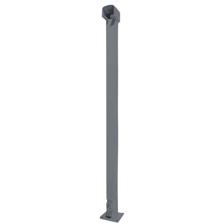 VISTA 42" Aluminum End Railing Post | Home Hardware