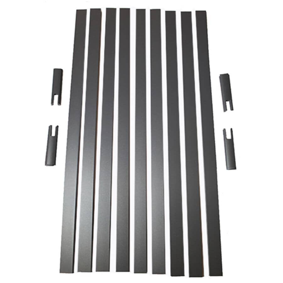 VISTA 5/8" x 42" Wide Aluminum Railing Package for 4' Section | Home ...