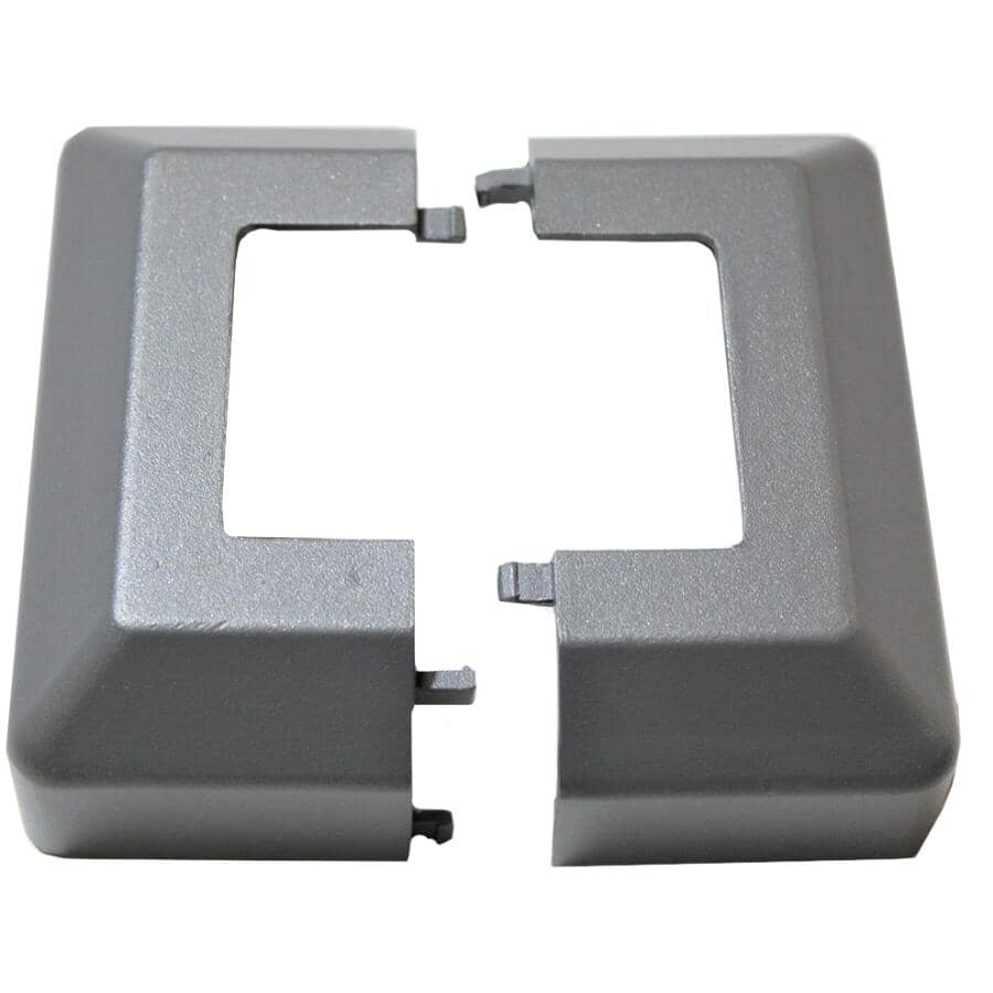 VISTA 2" Base Plate Cover - Textured Grey | Home Hardware