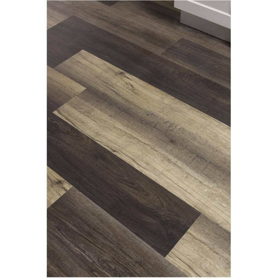 GOODFELLOW 33.09 sq. ft. 7" x 48" Whiskey Mystic SPC Plank Flooring ...
