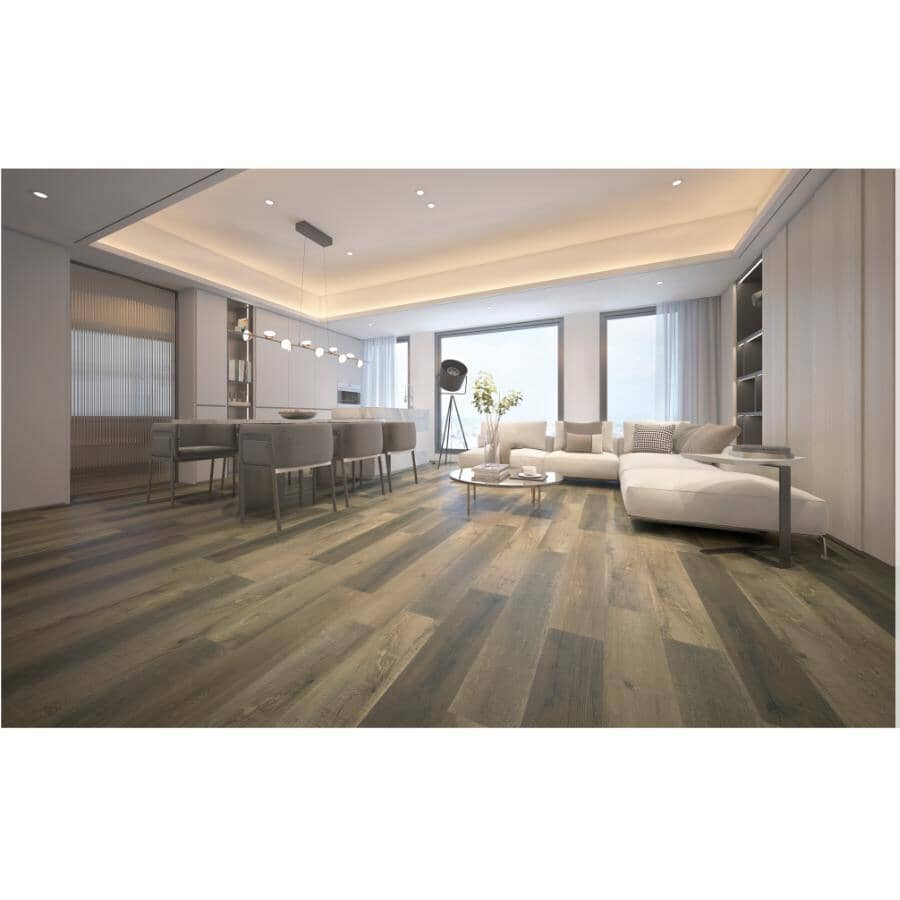 TAIGA BUILDING PRODUCTS NinjaXtra Collection 7" x 48" Banyan SPC Plank ...