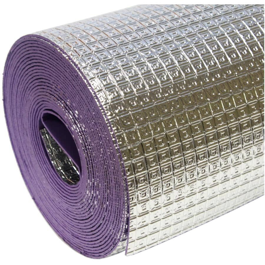 COMFORTBOOST Premium Flooring Underlay with Reflective Foil Back | Home ...