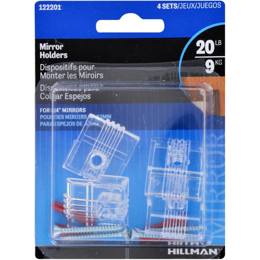HILLMAN Heavy Duty Plastic Mirror Clips, 20LB | Home Hardware