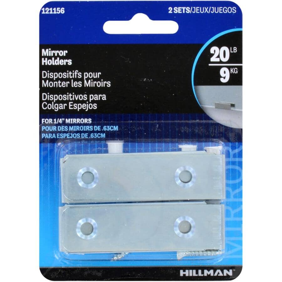 HILLMAN Heavy Duty Hidden Mirror Clips, 20LB | Home Hardware