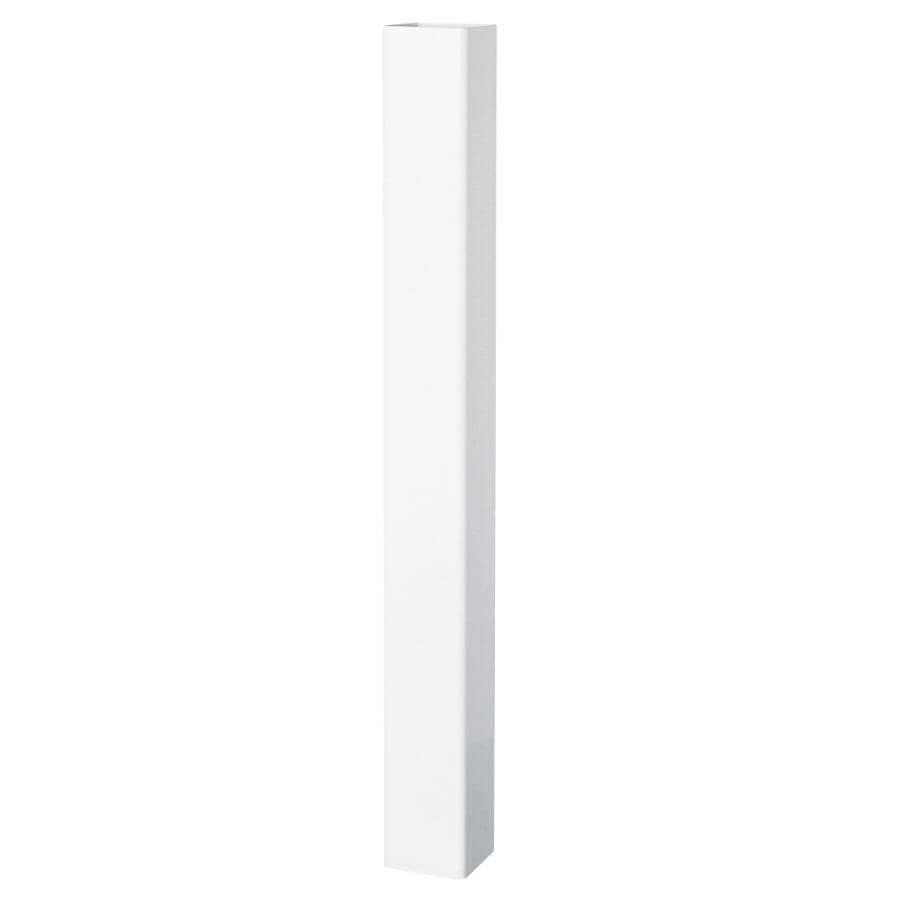 EURAMAX CANADA 44" Yardcrafters White Square Vinyl Post | Home Hardware