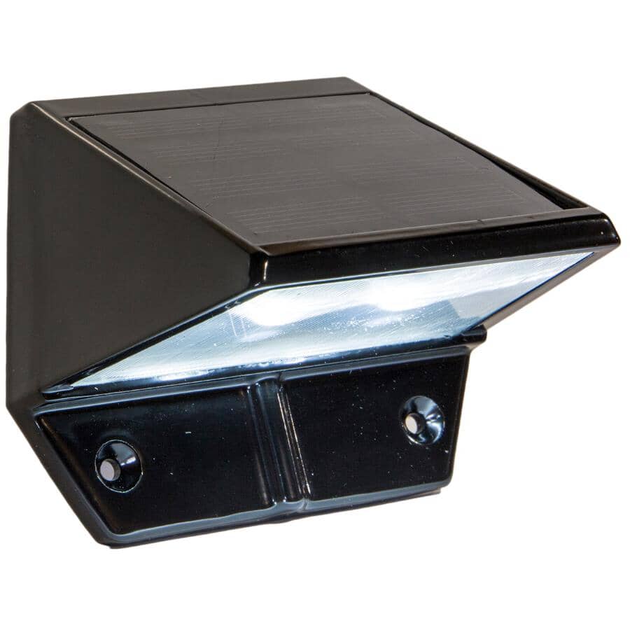 Classy Caps Solar Black Aluminum Wedge Light | Home Hardware