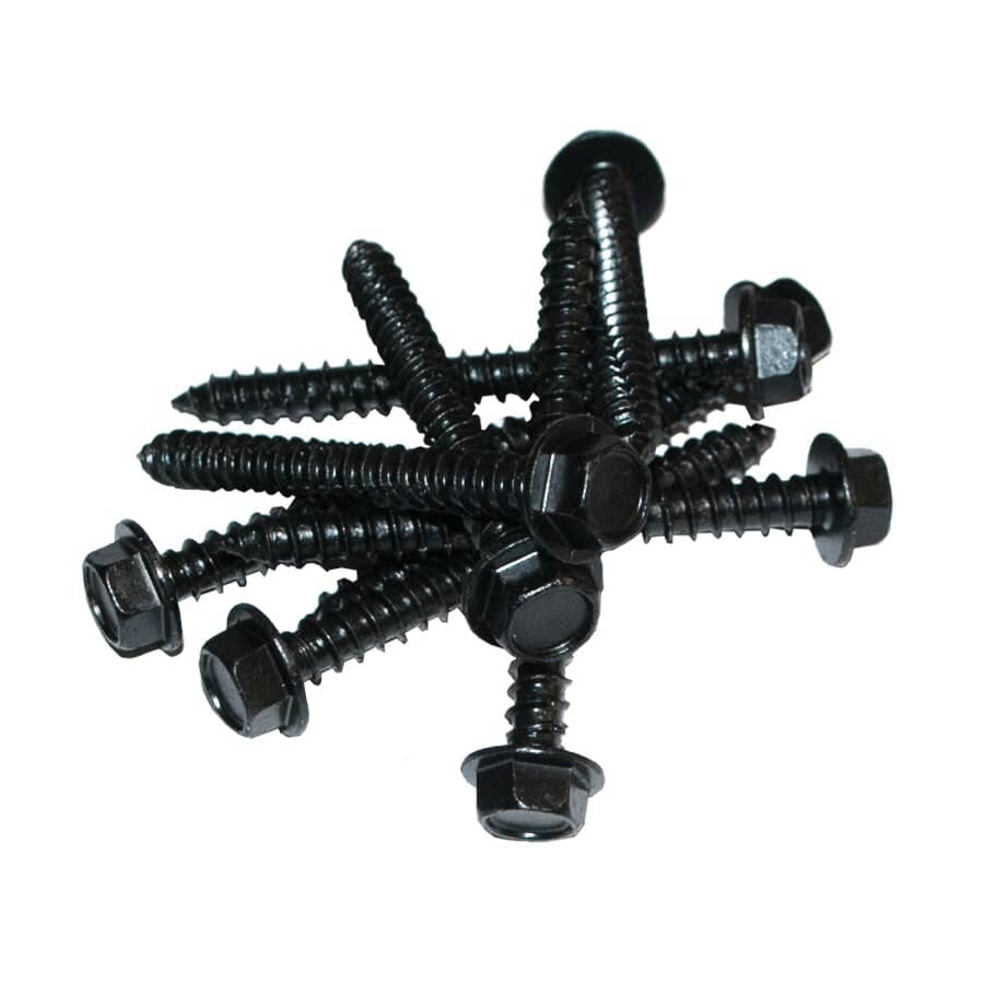 REGAL IDEAS 24 Pack 2-1/2" Black Aluminum Lag Screws | Home Hardware