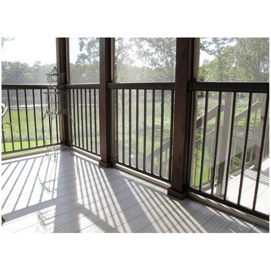 REGAL IDEAS Top & Bottom Bronze Aluminum Railing Wall Bracket | Home ...