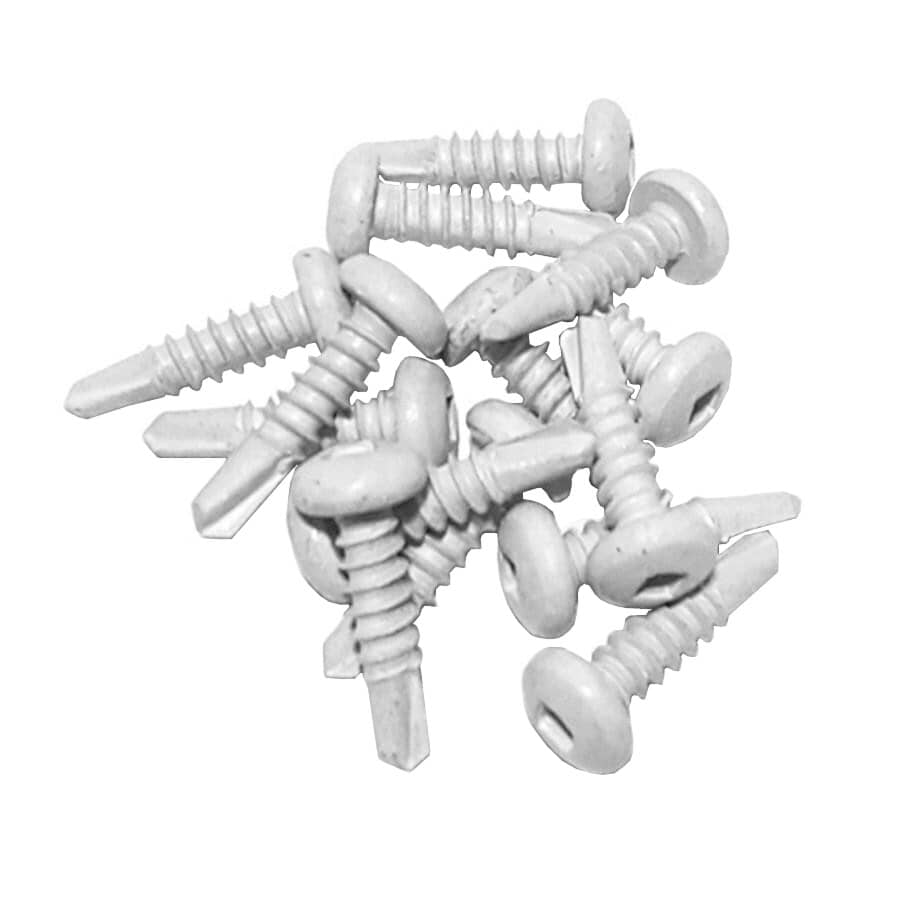 REGAL IDEAS 50 Pack 3/4" White Ceramic Screws, for Aluminum Railing ...