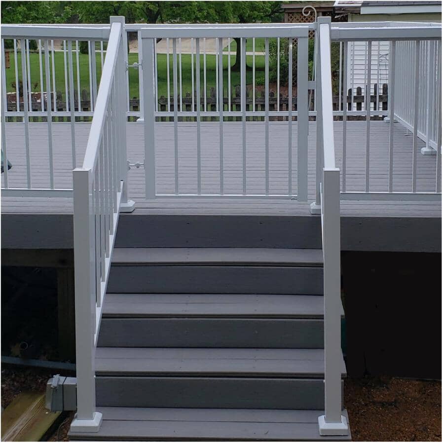 VISTA 4' Aluminum Wide Picket Gate Package | Home Hardware