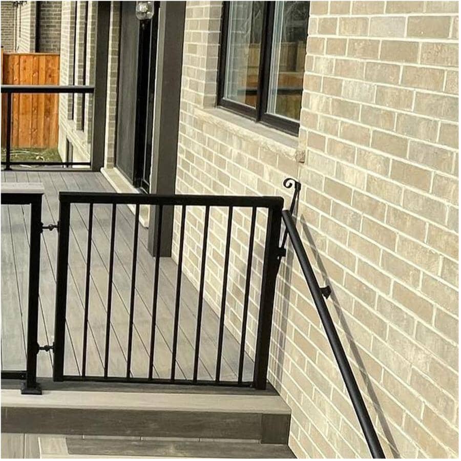 VISTA 4' Aluminum Straight Picket Gate Package | Home Hardware