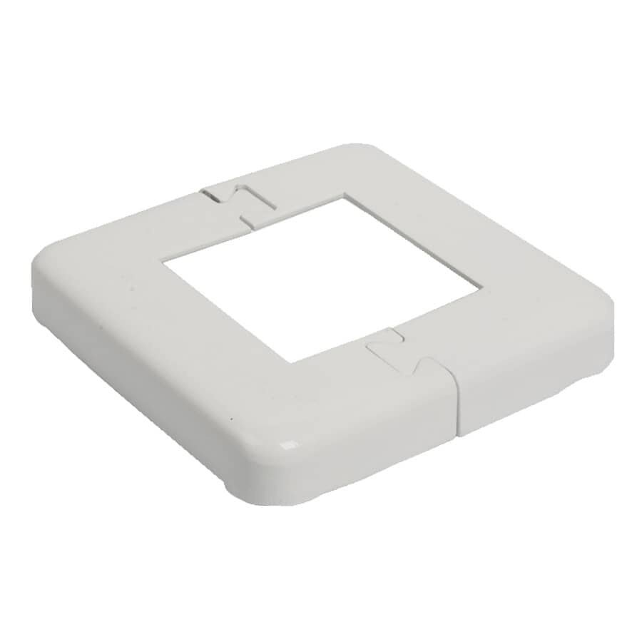 REGAL IDEAS White Base Plate Cover, for 2-1/4" Post | Home Hardware
