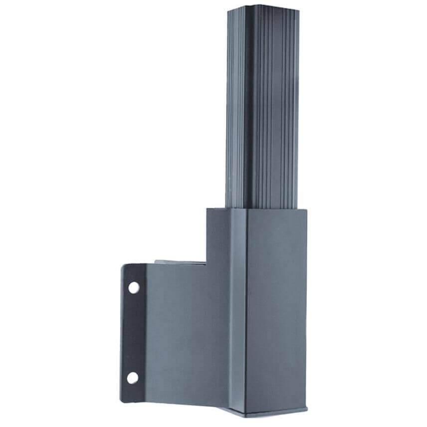 REGAL IDEAS Titanium Slate Outside Corner Side Mount Post Bracket ...