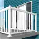 IMPERIAL KOOL-RAY 36" x 59" Entourage Aluminum Straight Railing Section ...