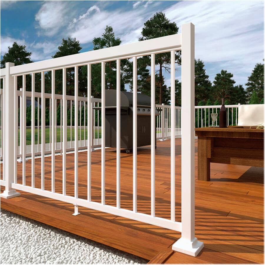 IMPERIAL KOOL-RAY 36" x 59" Entourage Aluminum Straight Railing Section ...