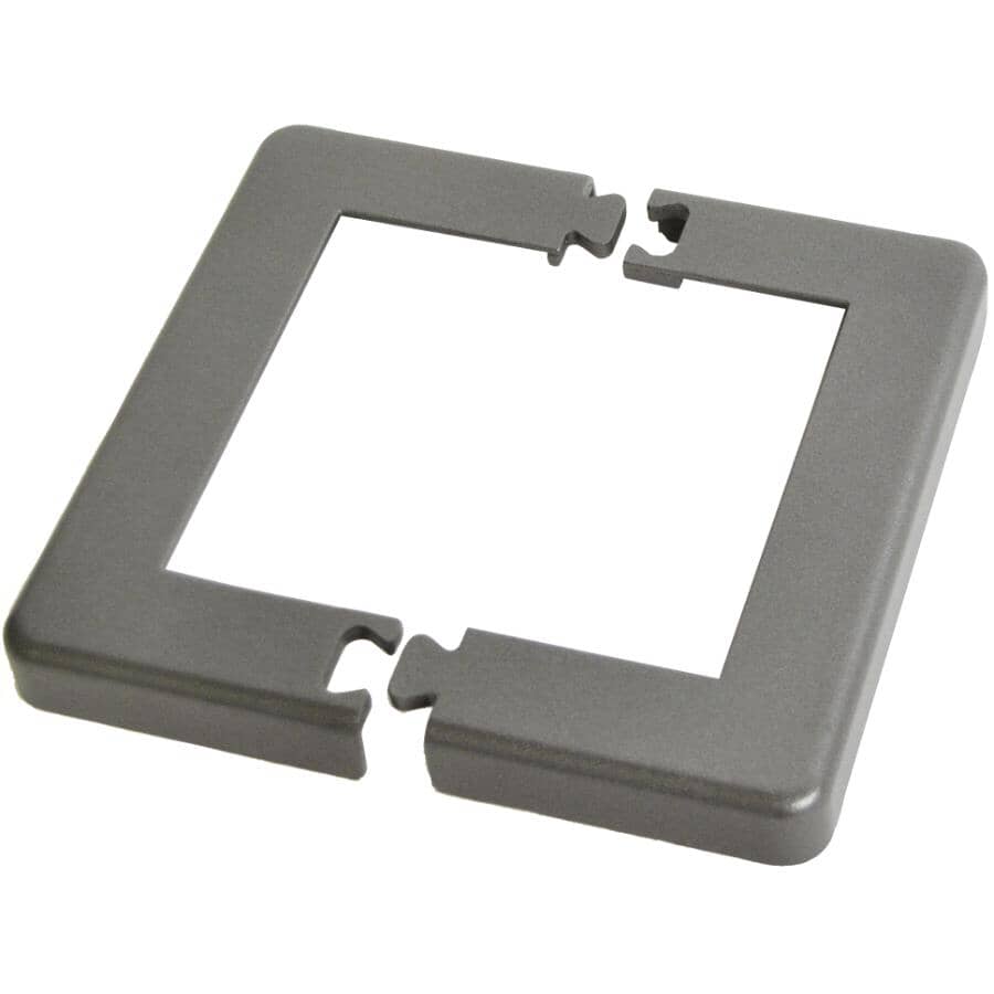 REGAL IDEAS Titanium Slate Base Plate Cover, for 4" Post | Home Hardware