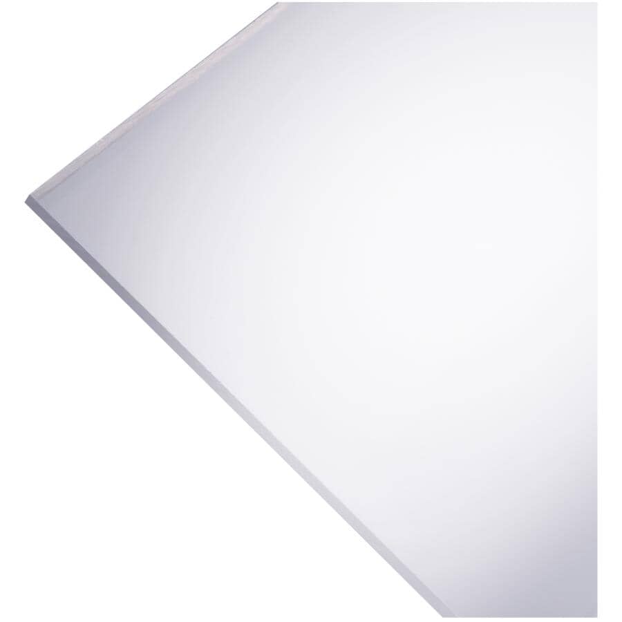 OPTIX Panneau en acrylique transparent de 48 po x 96 po x 0,080 po d ...