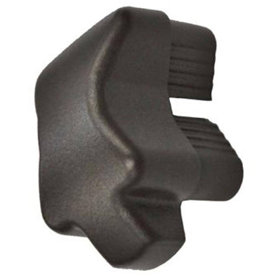 REGAL IDEAS Bronze End Cap for Stair Top Rail | Home Hardware