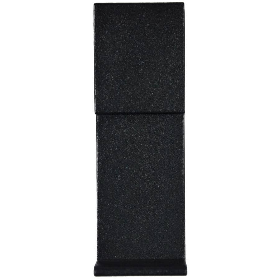 REGAL IDEAS Textured Black Aluminum Stair Rail Support Leg | Home Hardware