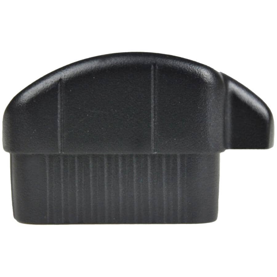 REGAL IDEAS Textured Black Aluminum Handrail Cap | Home Hardware