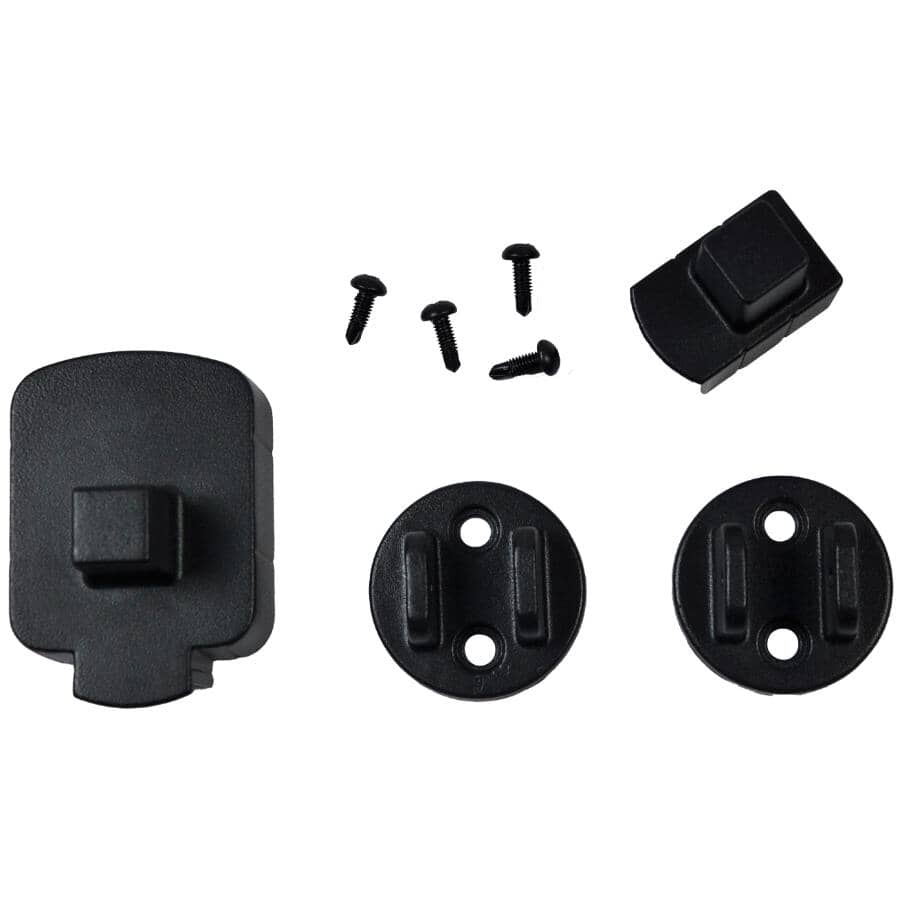 REGAL IDEAS Universal Textured Black Aluminum Angle Railing Bracket ...