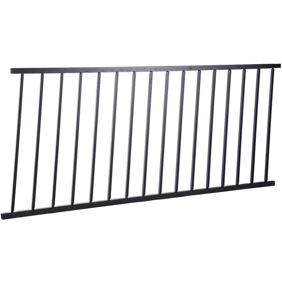 FORTRESS 32.5" x 72" Al13 Home Traditional Aluminum Railing Panel ...