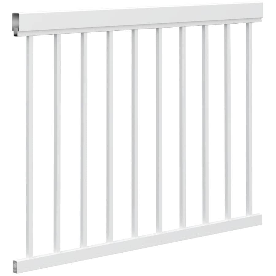 IMPERIAL KOOL-RAY 36" x 46" Entourage Aluminum Straight Railing Section ...