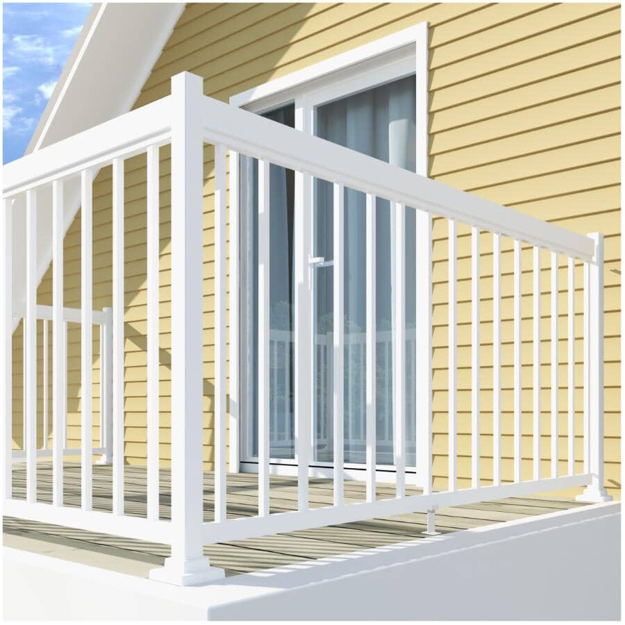 IMPERIAL KOOL-RAY 36" x 46" Entourage Aluminum Straight Railing Section ...