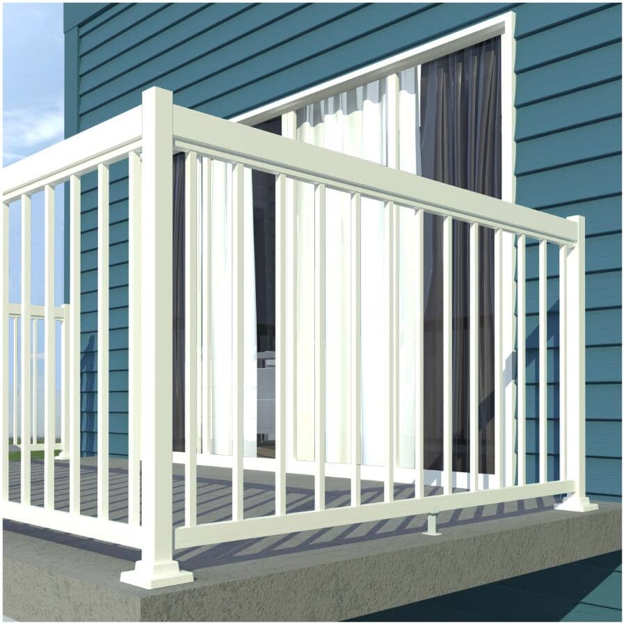 IMPERIAL KOOL-RAY 36" x 59" Entourage Aluminum Straight Railing Section ...