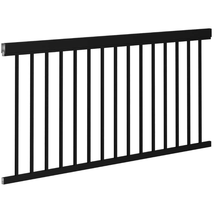 IMPERIAL KOOL-RAY 36" x 72" Entourage Aluminum Straight Railing Section ...